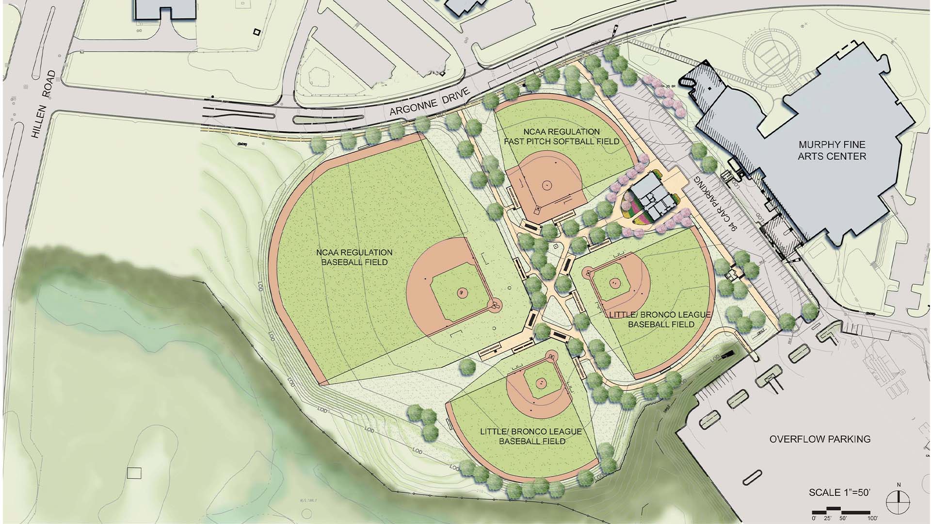 Morgan State University Ballfields - JP2 Architects, LLC